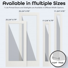 TOPA FIBERGLASS FRENCH DOOR EXTERIOR GRADE 1-LITE FULL VIEW FLUSH ...